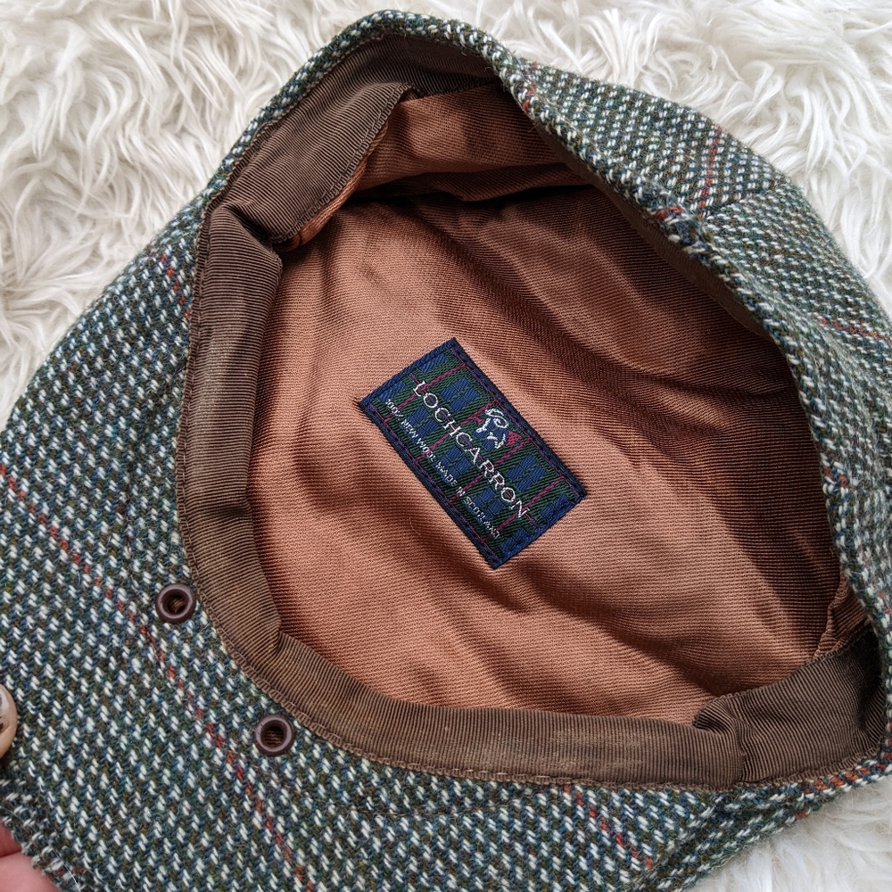 Men's Lochcarron 100% Wool Scotland Cap - Gem